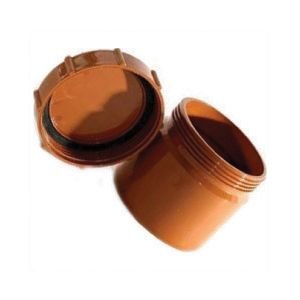 160mm Screwed Access Plug - MPS Construction Supplies