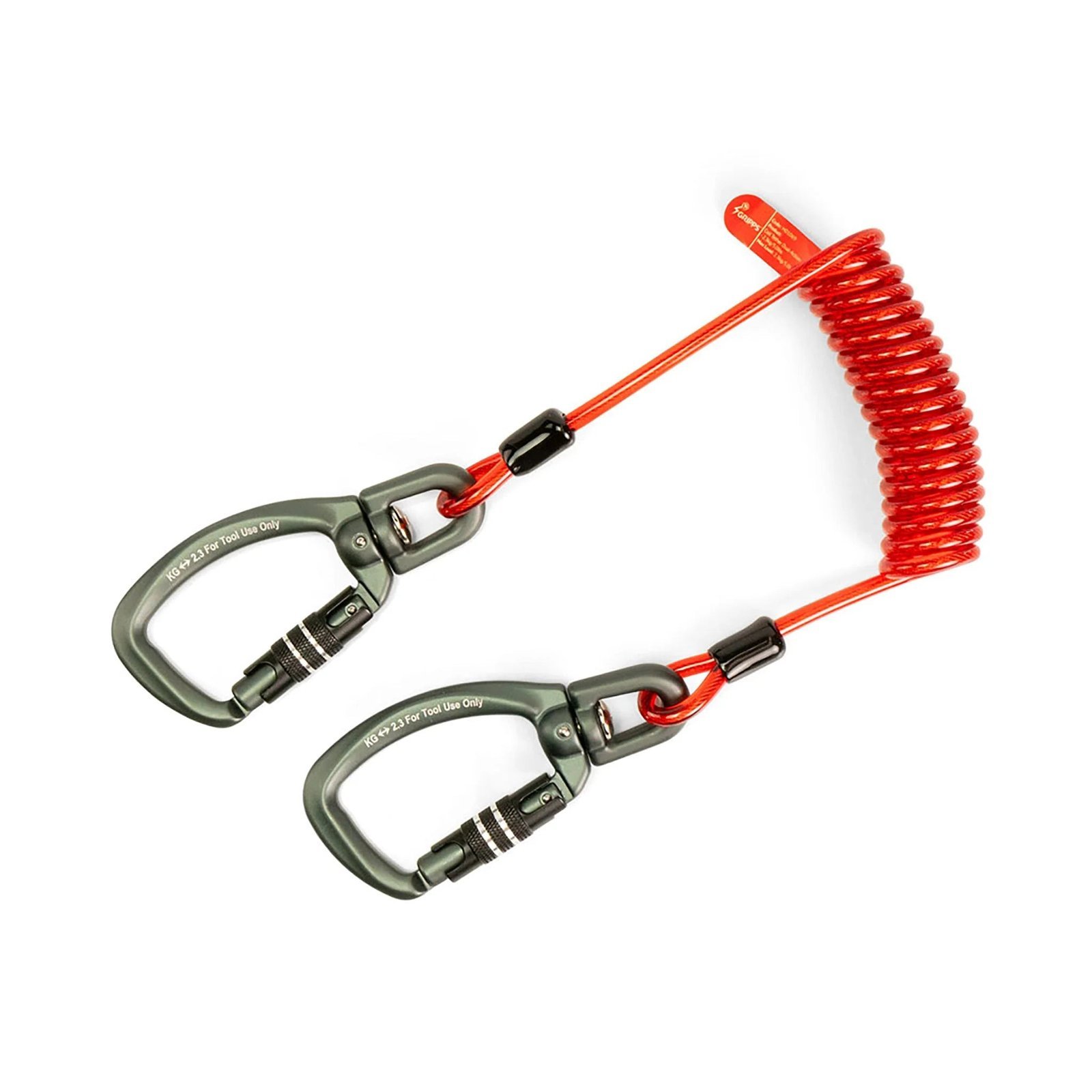 GRIPPS Coil Tether Dual-Action - 2.3kg - MPS Construction Supplies
