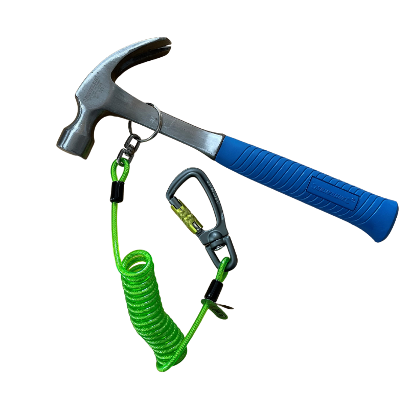 Tethered Claw Hammer - 16oz (454g) - MPS Construction Supplies